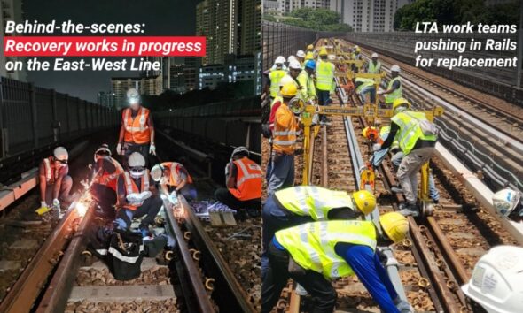 SMRT updates on restoration progress for East-West Line; Power rail ...