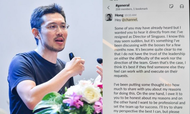 Purported resignation message from Li Hongyi as Singpass director goes ...