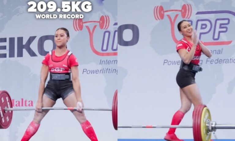 Singapore's Farhanna Farid breaks deadlift world record again with 209 ...