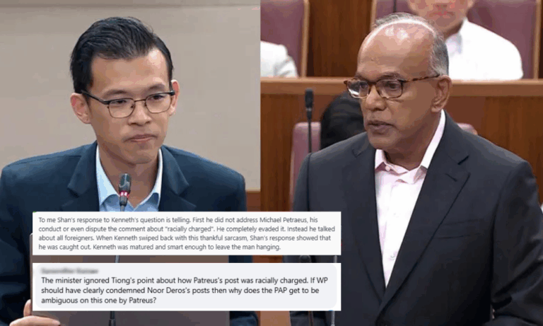 Netizens criticise Shanmugam for evasive response to MP Kenneth Tiong ...